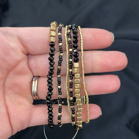 Jewelry | Beaded Stretch Stack Bracelet | Poshmark